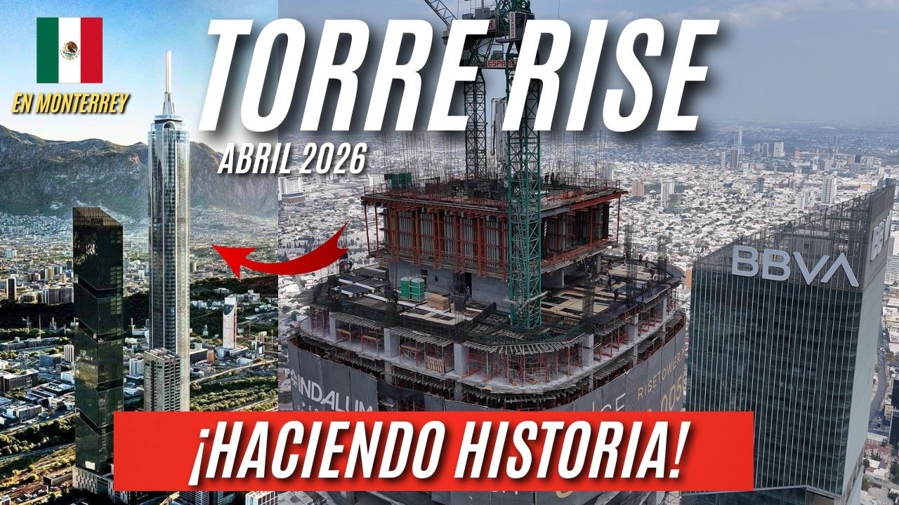 UNSTOPPABLE! RISE TOWER continues to break height records!🥇 April 2026 progress in Monterrey