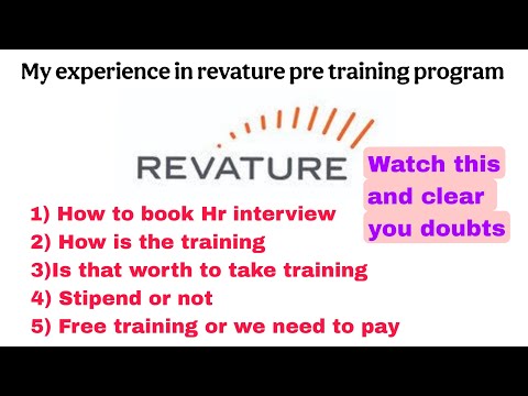 Revature pre training program my experience || is that good or not 🚫