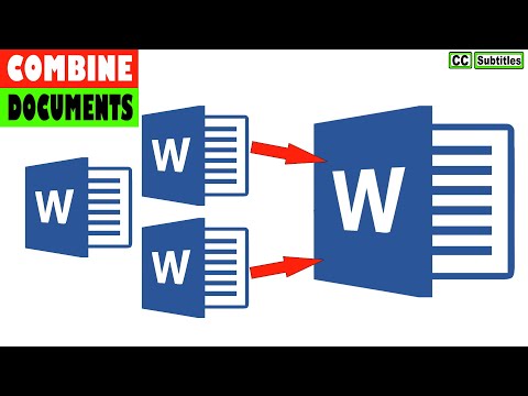 How to combine Multiple Word Documents into a single Word Document