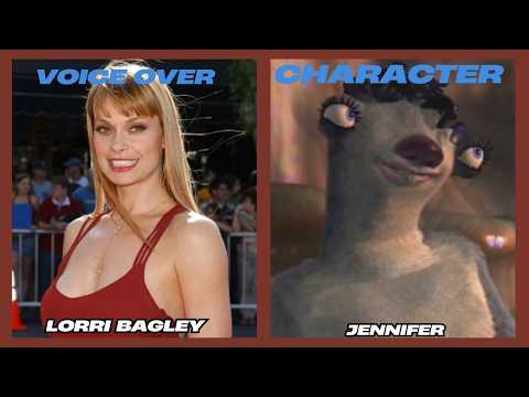 COMPARISON VOICE OVER AND CAST ICE AGE