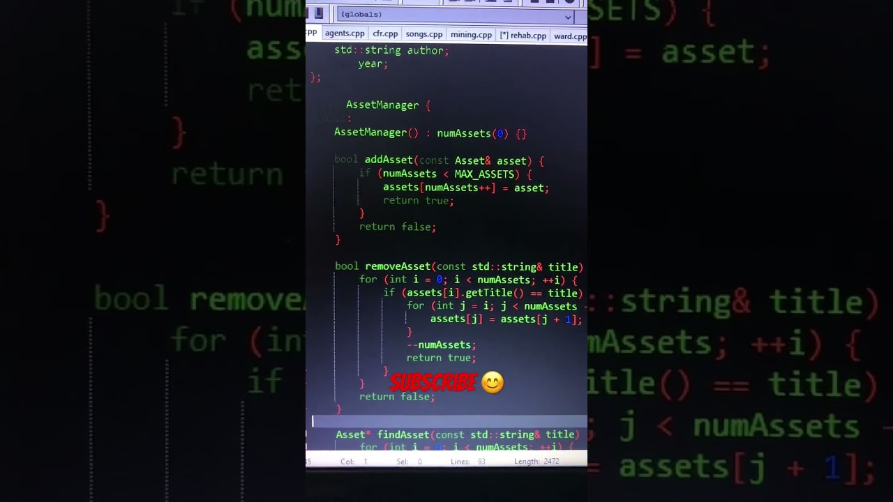 assets manager IDE dev c++ #coderstokyo #codemasters #codingninja #cplusplus #cpp #coders