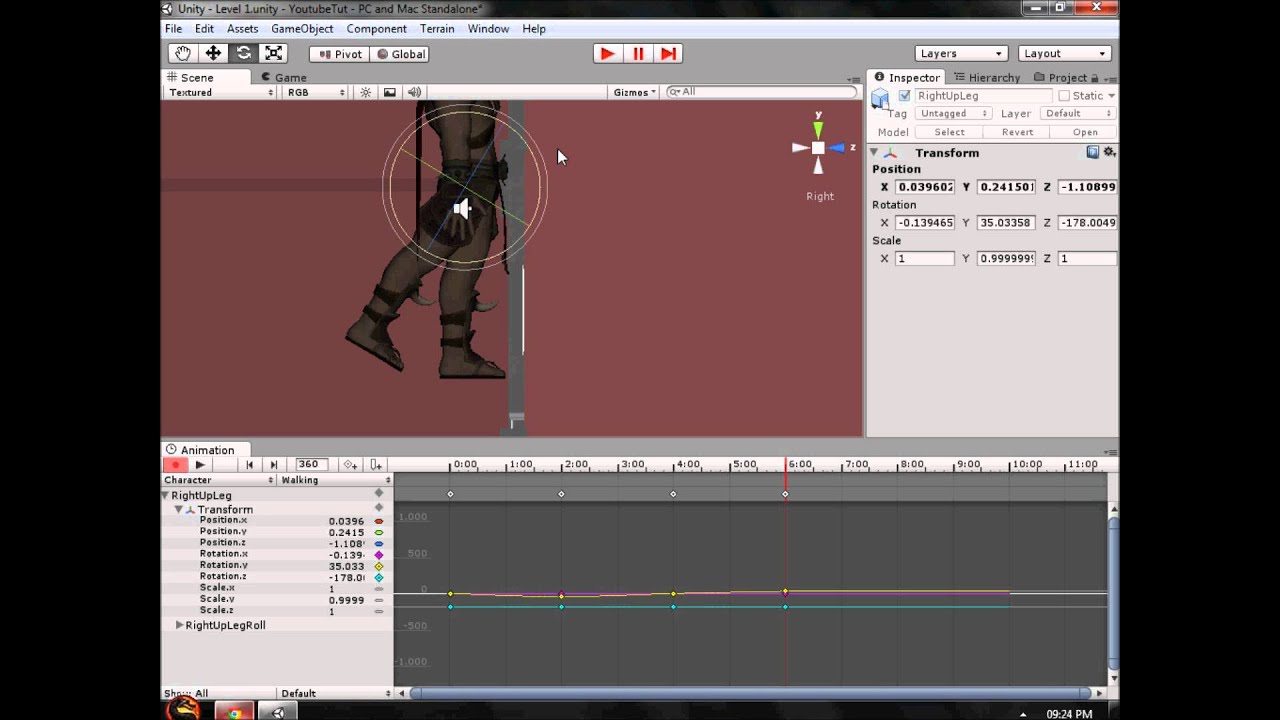 Unity 3D Tutorial Part 15: Basic Animation