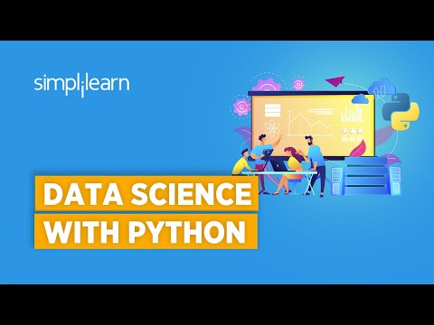 Data Science With Python | Python For Data Science | Data Science For Beginners | Simplilearn