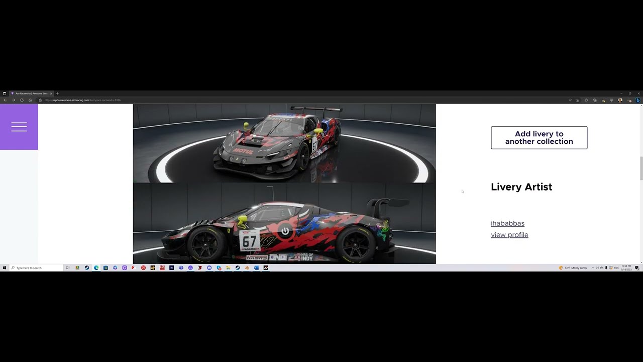 How to add a custom livery to ACC using awesome-simracing.com