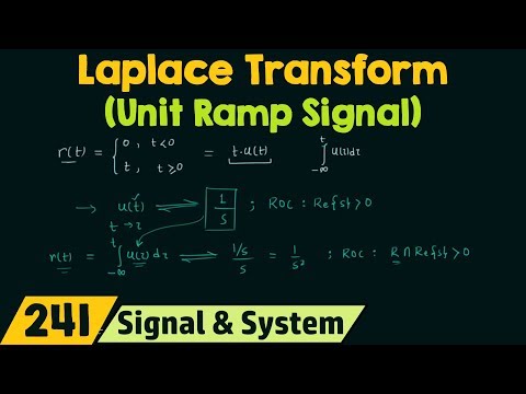 Laplace Transform of Basic Signals (Unit Ramp Signal) Video Lecture - Crash Course for GATE ECE ...