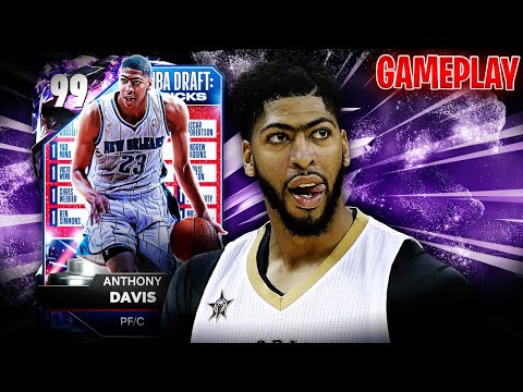 DARK MATTER ANTHONY DAVIS GAMEPLAY!! IS THE BROW WORTH USING AT PF IN NBA 2K25 MyTEAM??