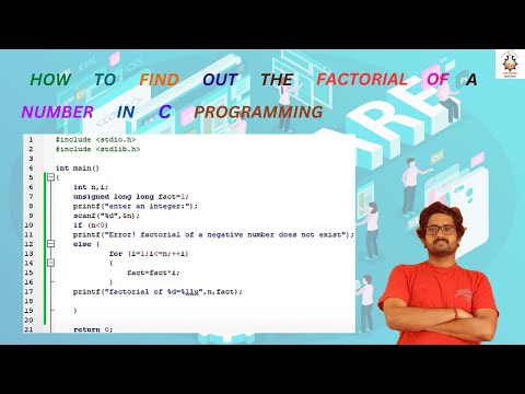 How to find out the factorial of a number in C programming