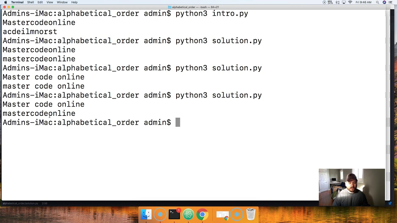 Python Challenge: Sort String In Alphabetical Order And Remove Duplicates