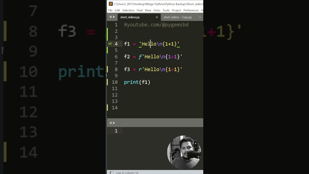 Magic in python String representation #coding #pythonbangla #programming #pythonbanglatutorial