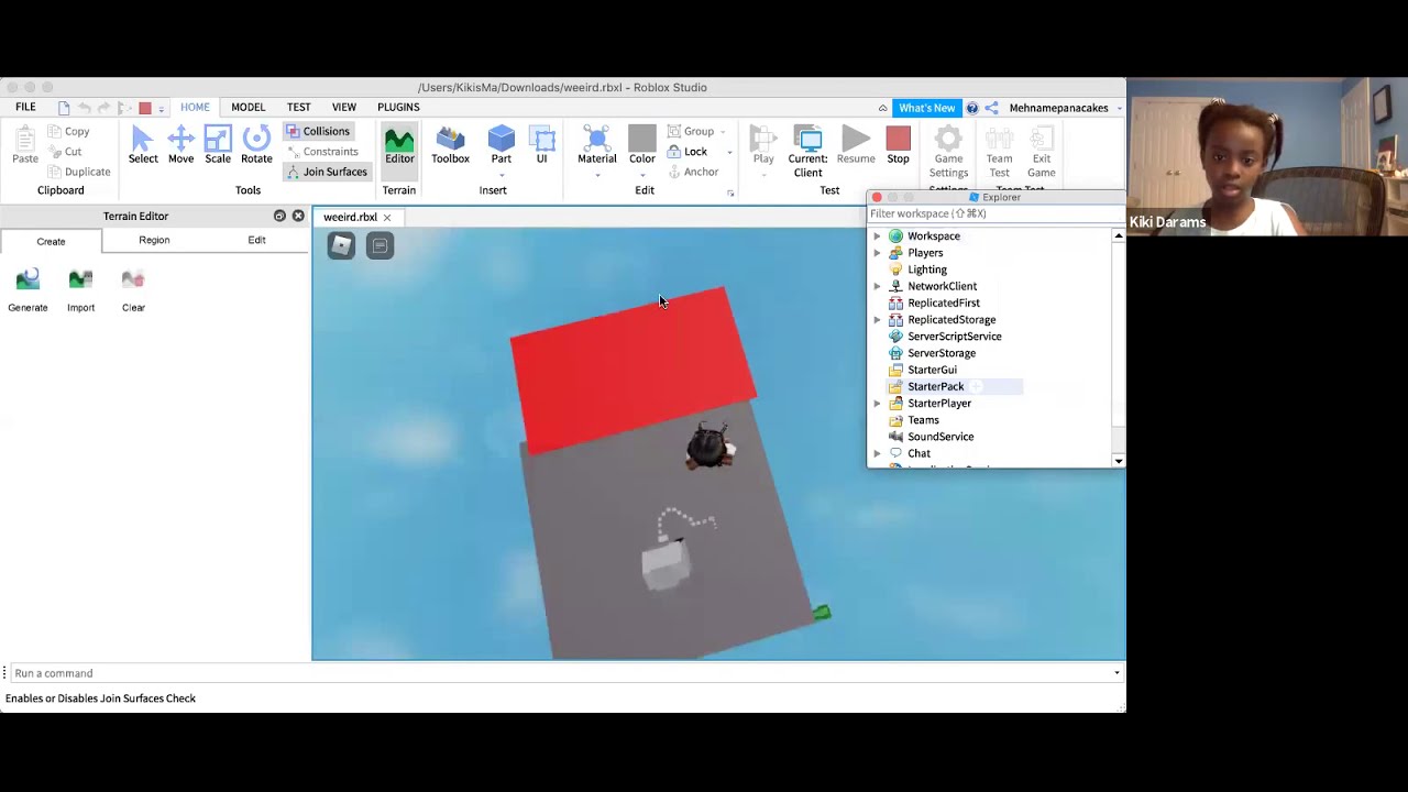 Online summer camp - Roblox coding