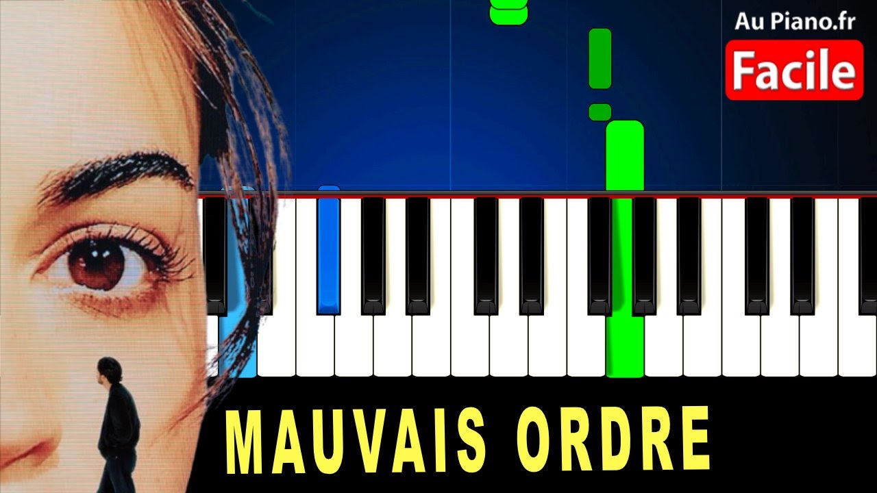 Lomepal - Mauvais ordre Piano Cover Tutorial Instru - Au Piano.Fr