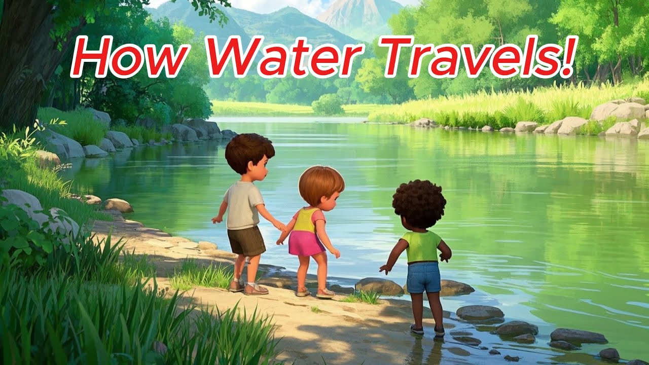 How Do Rivers Flow? Nature’s Water Pathways Explained Simply for Kindergarten, Pre-Schoolers or Kids
