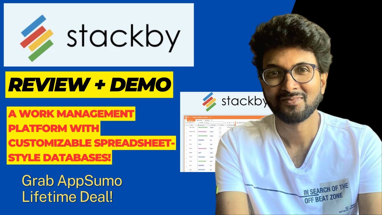 Stackby Review + Demo – A work management platform with customizable spreadsheet-style databases!