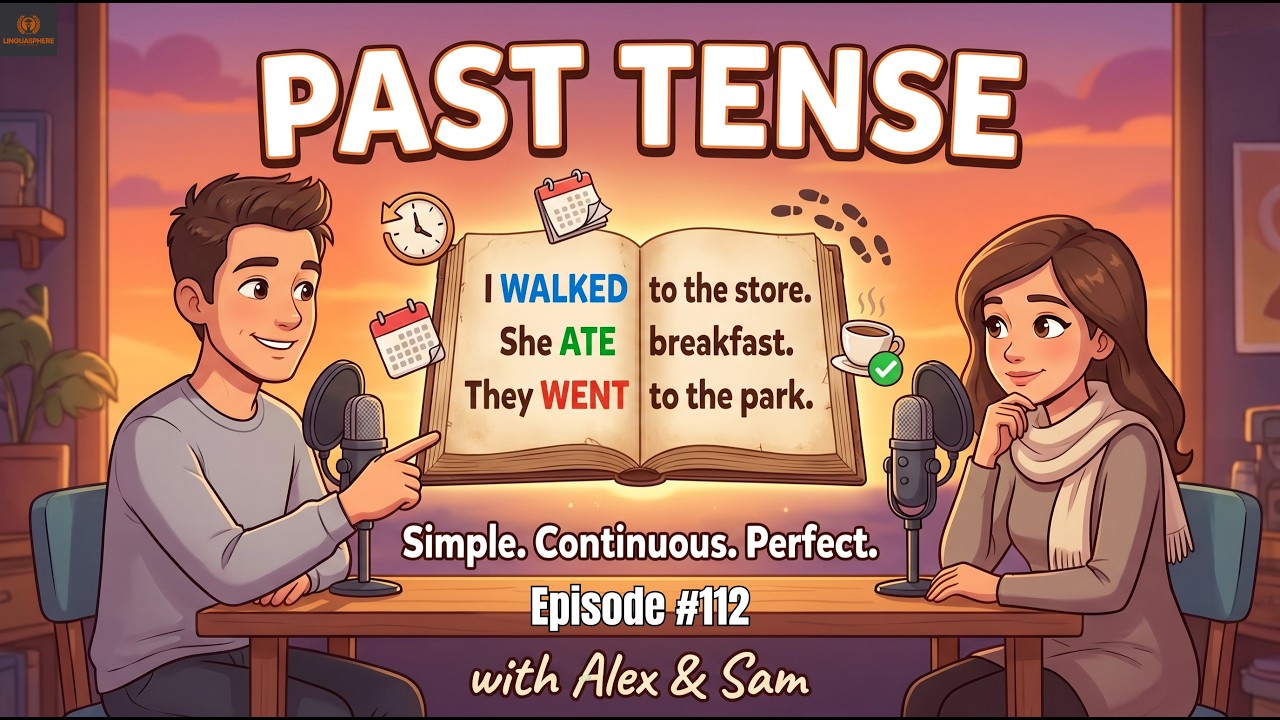 Learn English by Talking About Your Day – Past Tense Made Easy | A1- A2 Beginner | English Podcast
