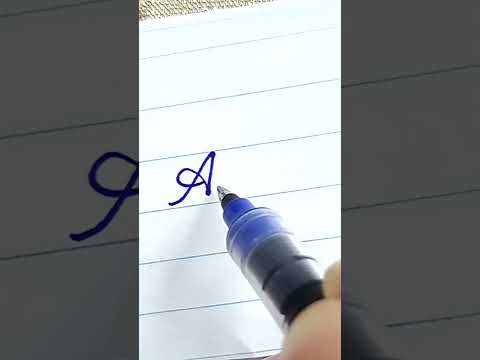 Amar - Beautiful name in Cursive writing | Cursive writing for beginners | #shorts