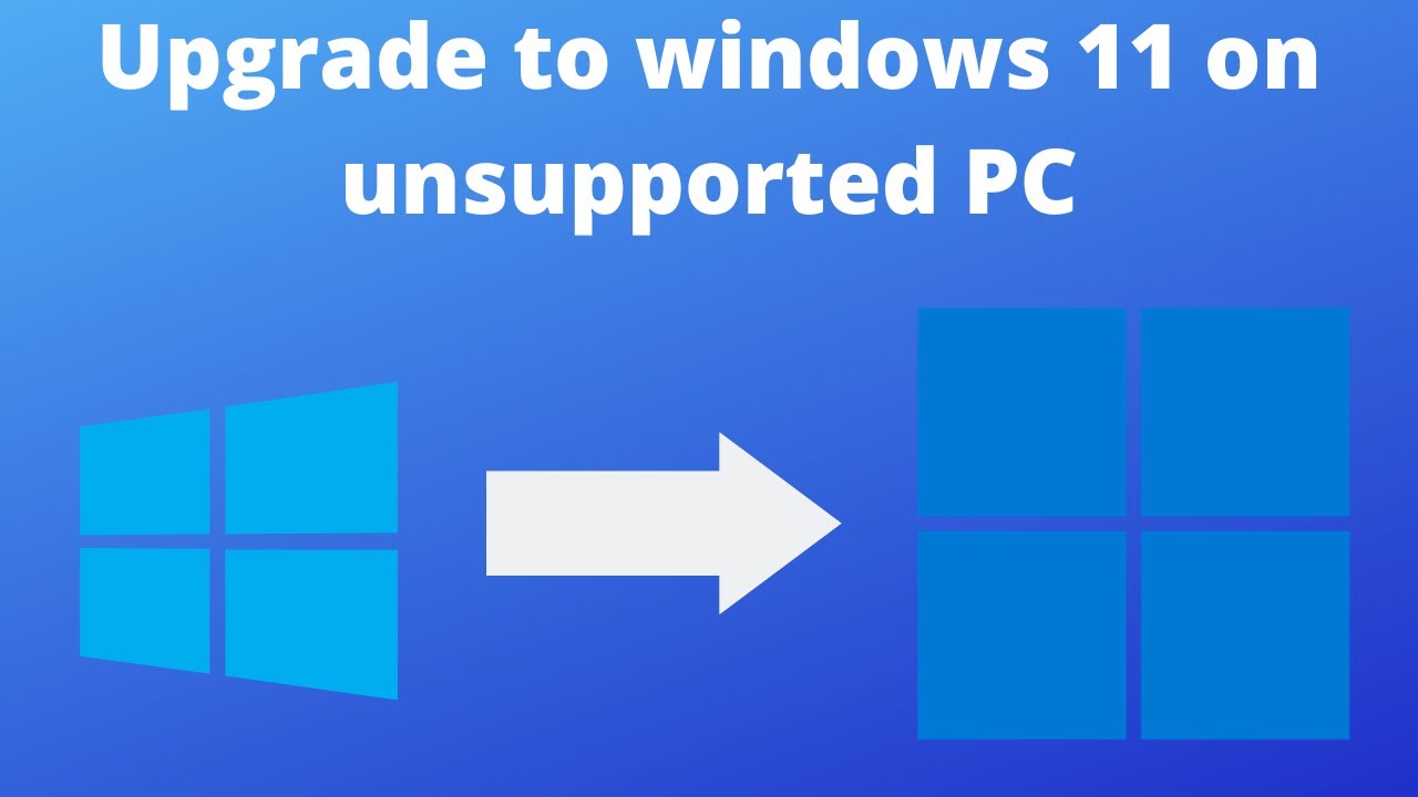 How to upgrade to windows 11 on unsupported hardware without modifying ISO and external USB