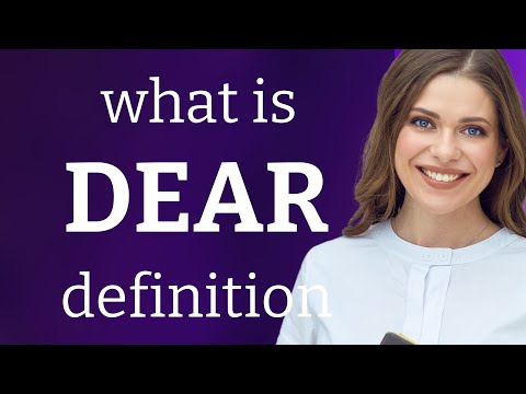 Dear | what is DEAR meaning