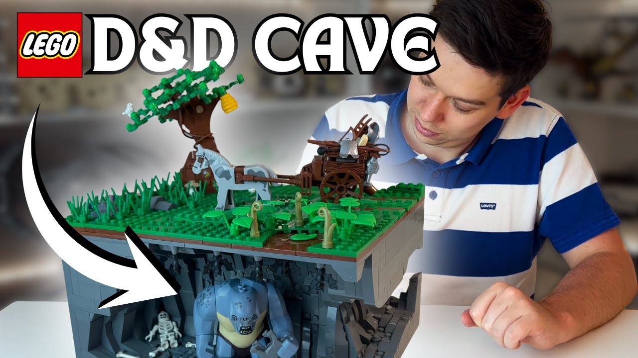 I built the CAVE from D&D in LEGO!