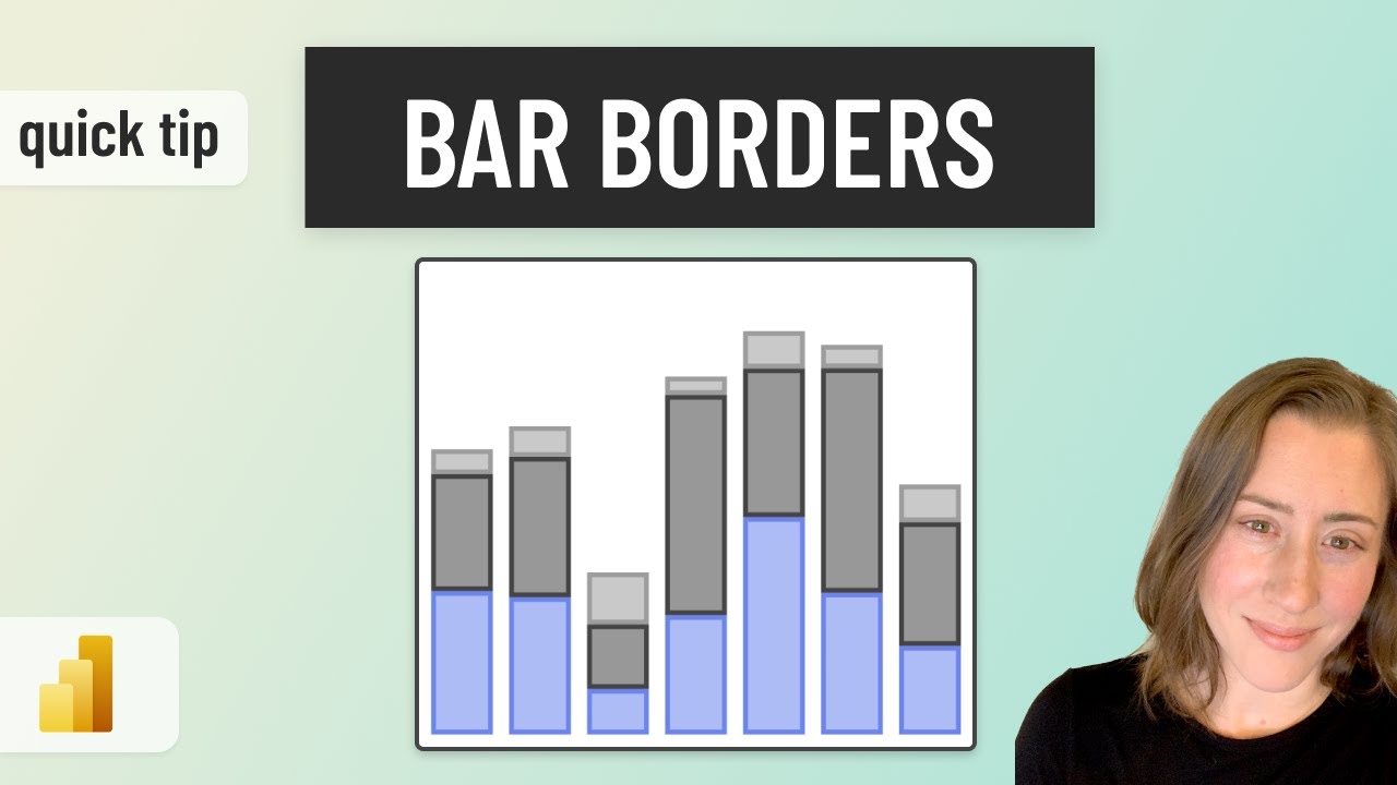 Easy Power BI Tutorial: Adding Borders to Bars