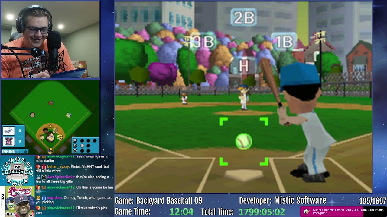 DS Destruction 195/1697: Backyard Baseball '09