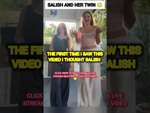 Salish Matter and her twin 😳🥺 #nalish #shorts #twins #trending #trend #cute #shortsfeed #tiktok #fyp