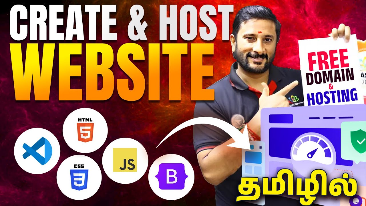 Creating a Website using HTML, CSS and JavaScript | Web Development Full Course Tamil | HTML Project