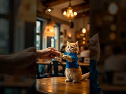 The Poor Cat’s Journey to the iPhone 16 Pro Max!" 🐱📱