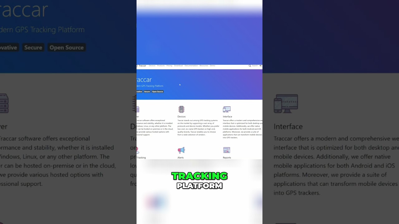 Traccar Free GPS Tracking Software Setup & Review  #shortsfeed