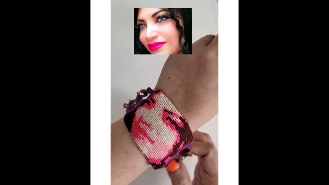 ALPHA PATTERN PIXEL FRIENDSHIP BRACELET OF MY PHOTO PERSONALIZED CUSTOM PHOTO PULSERA PATRÓN ALPHA.