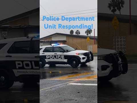 *NEW* Oxnard Police Department Unit Responding code 3 to an unknown call! #shorts #police #vcfd