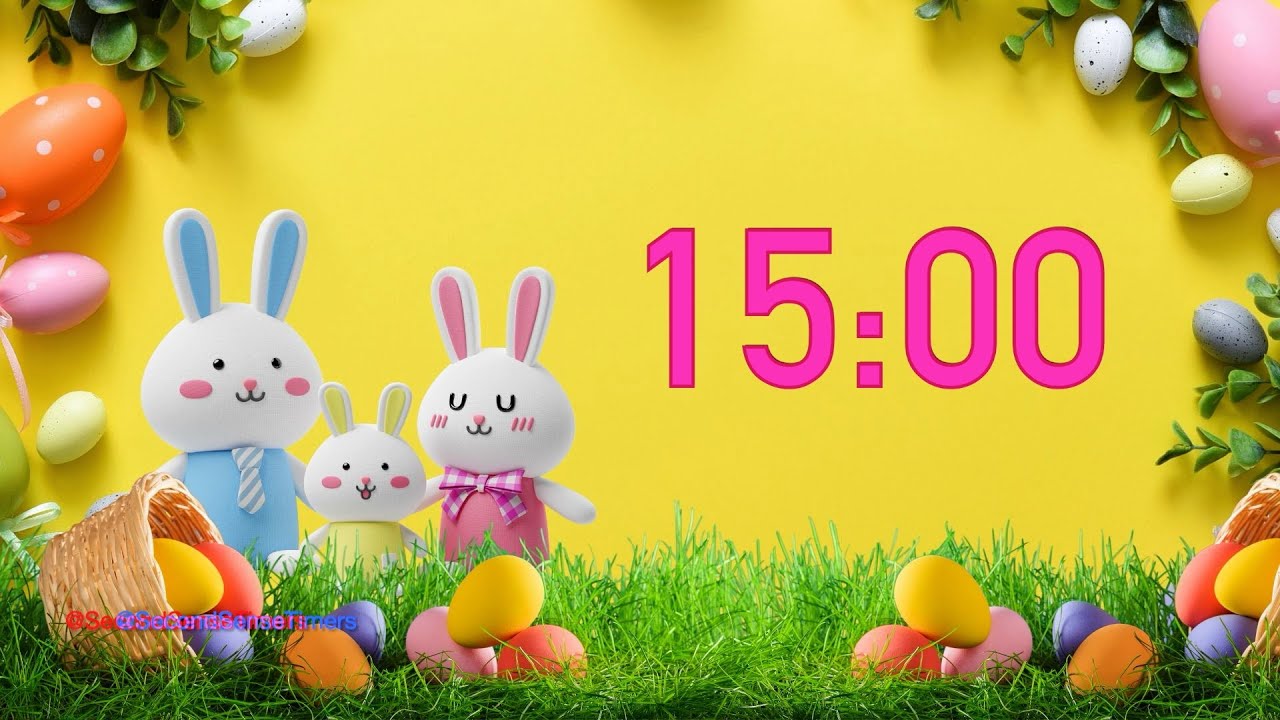 🐣 15 Minute Easter Timer with Music🐰🌺 | 15 Minute Festive Timer Countdown