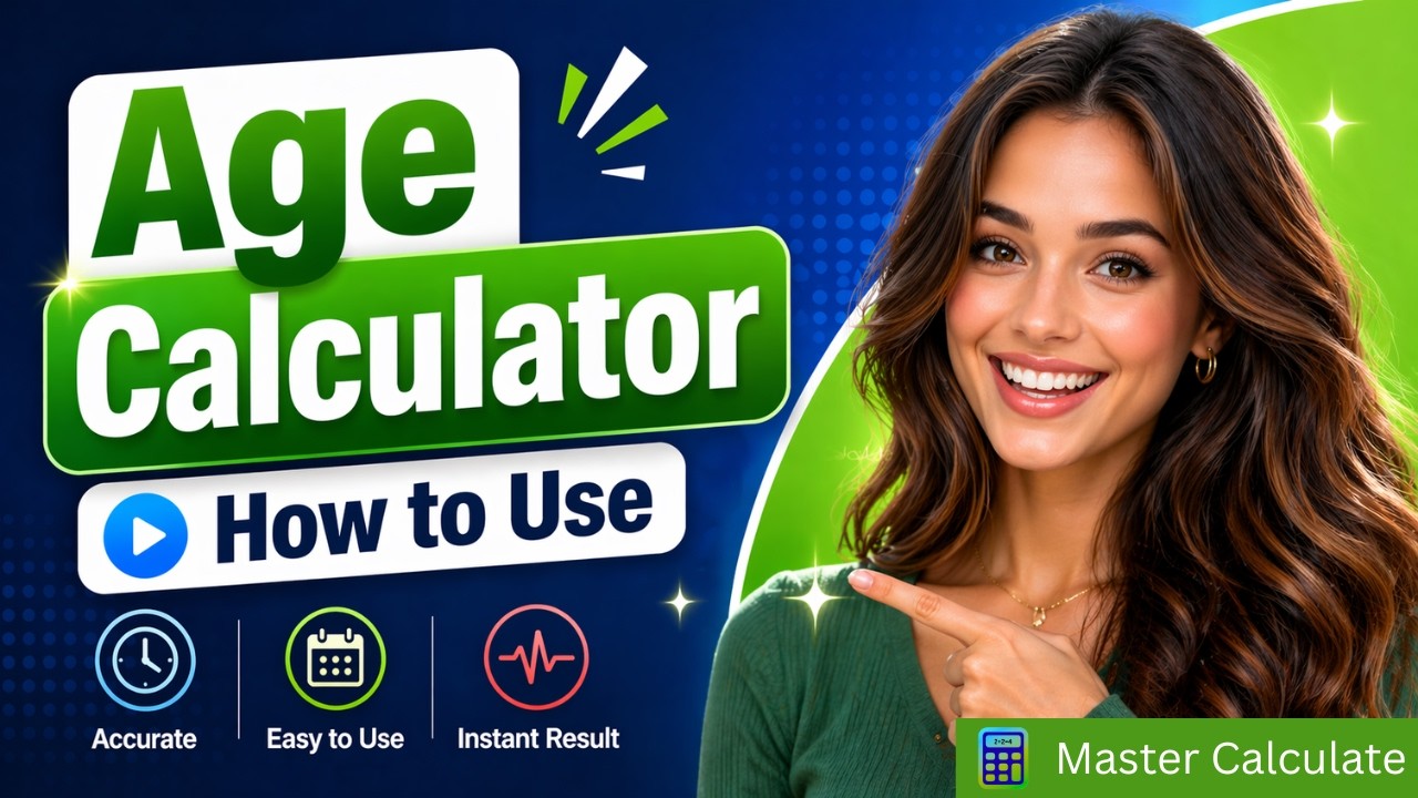 How to Use Age Calculator | Master Calculate Tutorial (Simple & Fast)