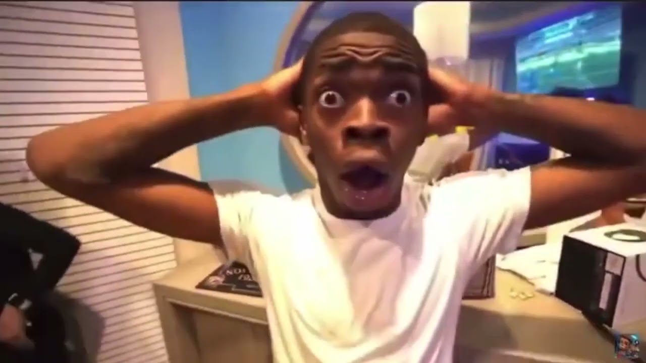 Shocked Black Guy Meme- 1 hour