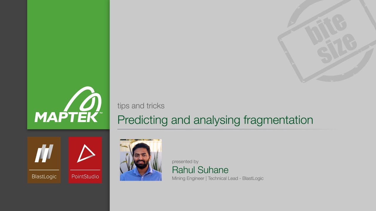 BlastLogic & PointStudio Bite Size - Tips & Tricks: Predicting and analysing fragmentation