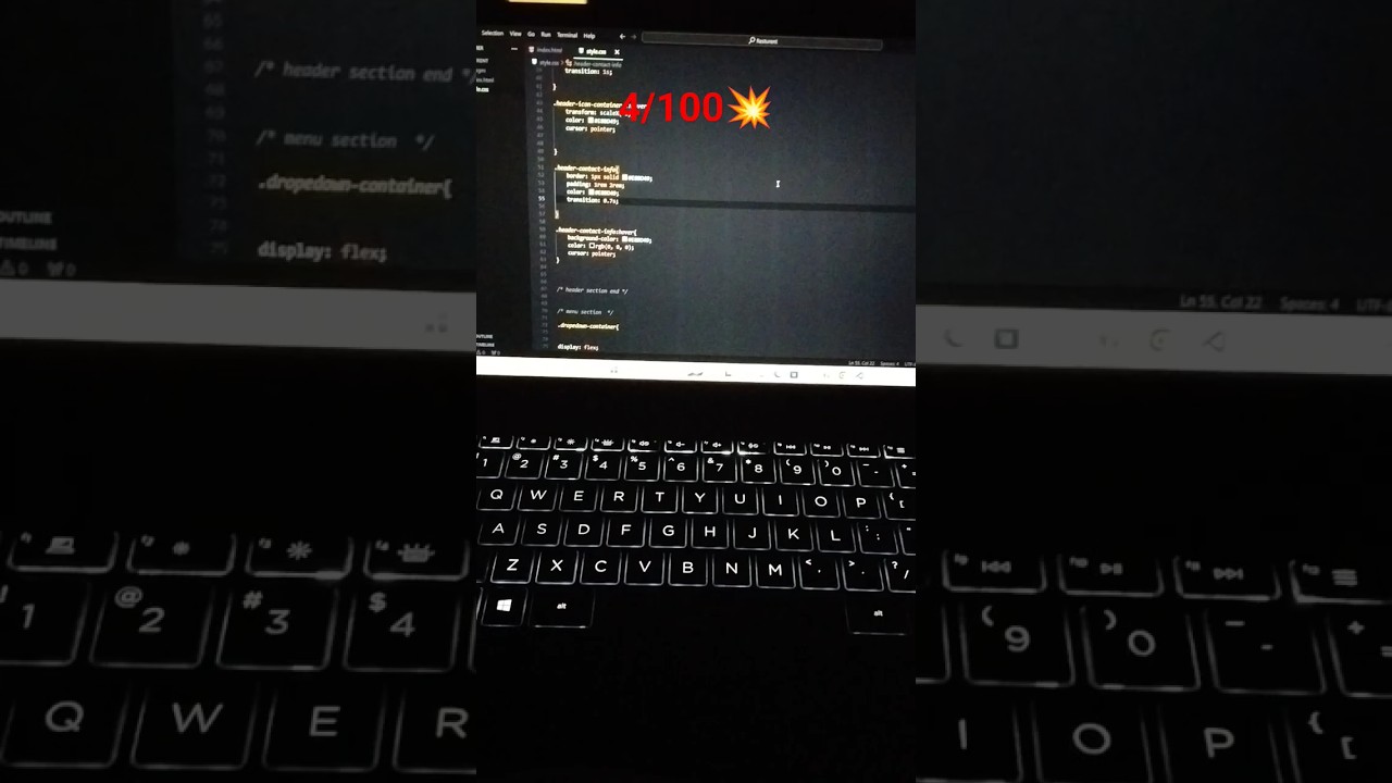 4/100 💥 #100daysofcode #coder #codingbootcamp #design #challenge #codinglover
