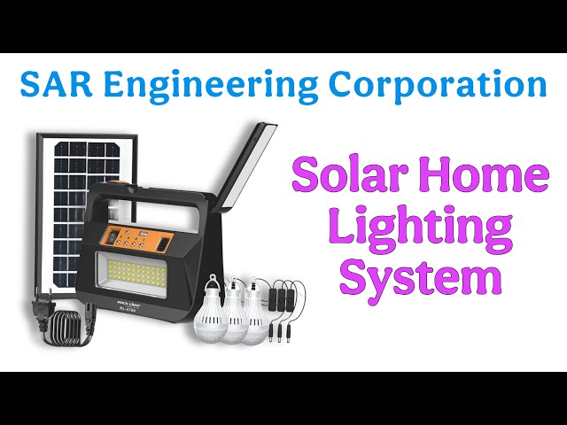 Solar Home Lighting System - Solar Led Home Light System Trader ...