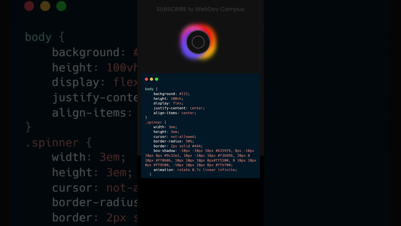 CSS Loading Animation | Loading Animation using HTML CSS | CSS Loader Animation | HTML CSS Animation