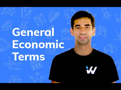 General Economic Terms - Microeconomics Simplified - Wizeprep