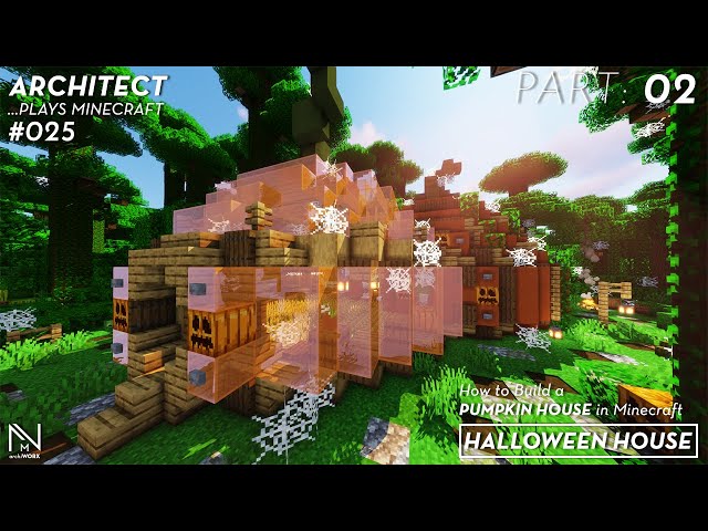 Minecraft Pumpkin House | Part 02 Minecraft Map
