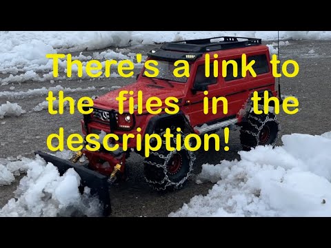 1/10th scale snow plow by RR_scum - Thingiverse