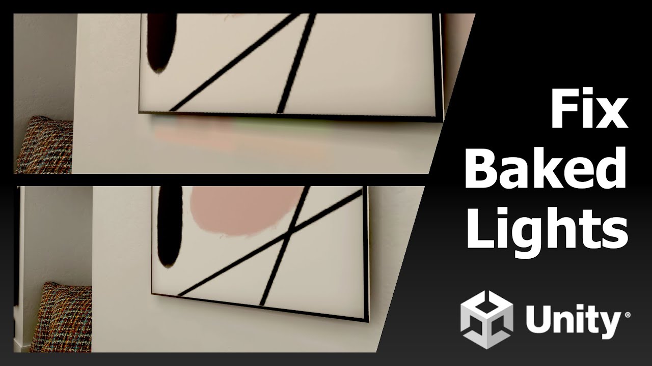 How To Fix Weird Artifacts After Baking in Unity