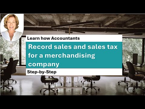 Recording Sales and Sales tax accounting transactions