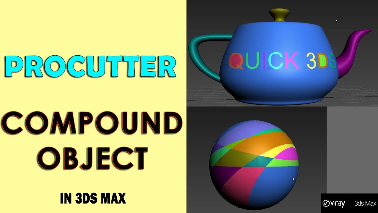 ProCutter Compound Object In 3ds Max 2021