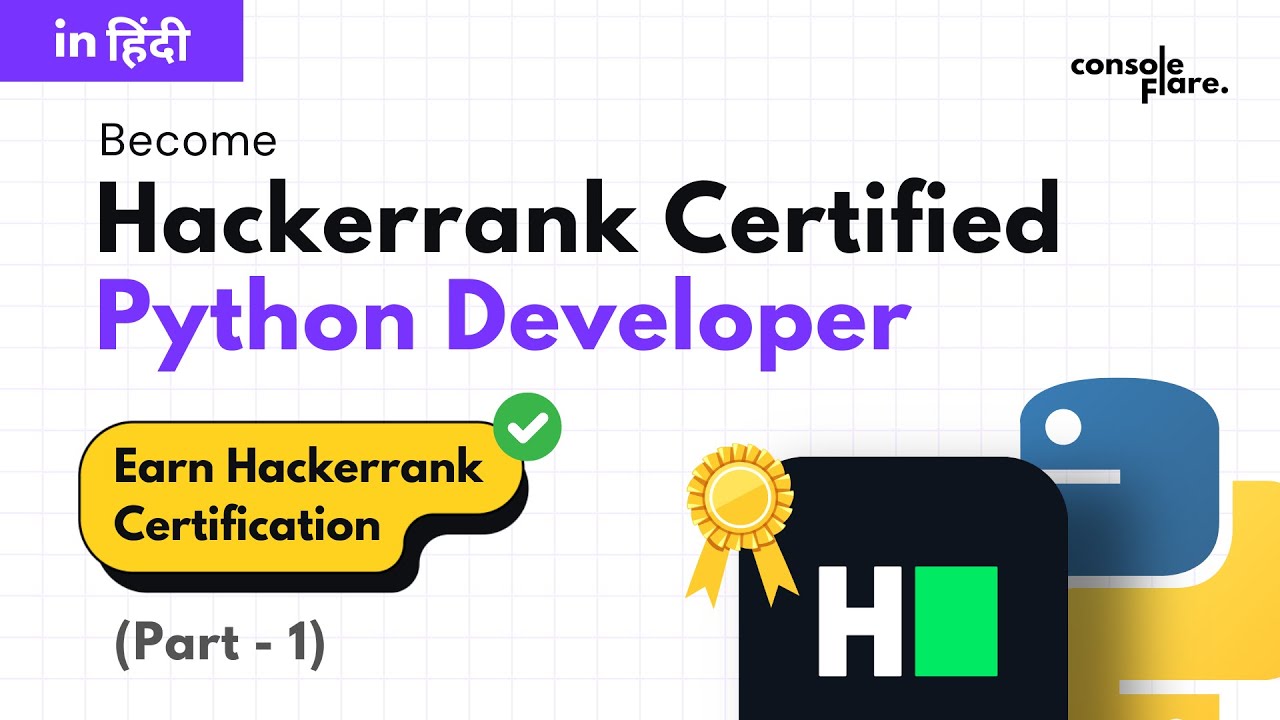 Build Your Logic With Python | Python Hackerrank Solutions  | Q1 - Q8 | Earn Certification |