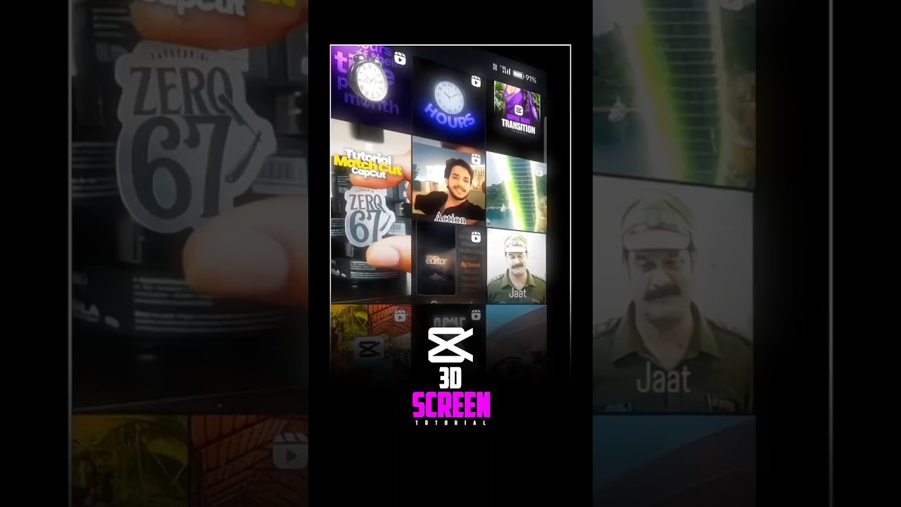 How I create 3d Screen Tutorial in Capcut 🗿🔥 #capcut #tutorial #edit
