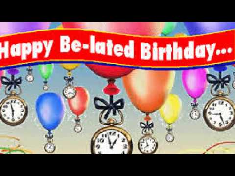Happy belated birthday