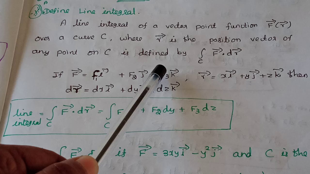 line integral-1 # integral calculus # vector calculus