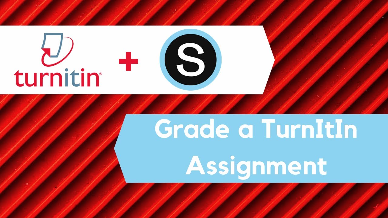 Teacher Schoology and TurnItIn - How Teachers Grade TurnItIn Assignments