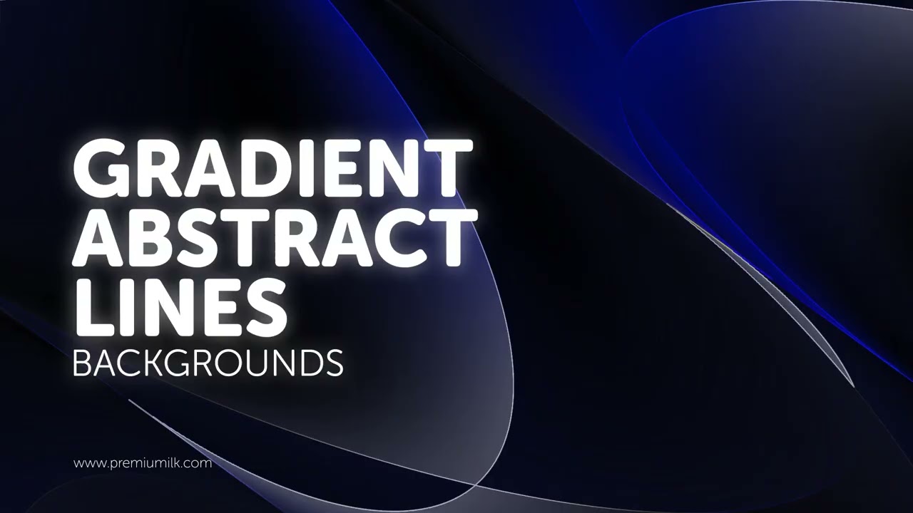Gradient Abstract Lines Backgrounds - Elements | After Effect Template