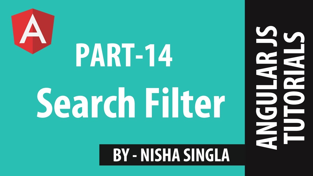 AngularJS Tutorial 14 - Search Filter in AngularJS